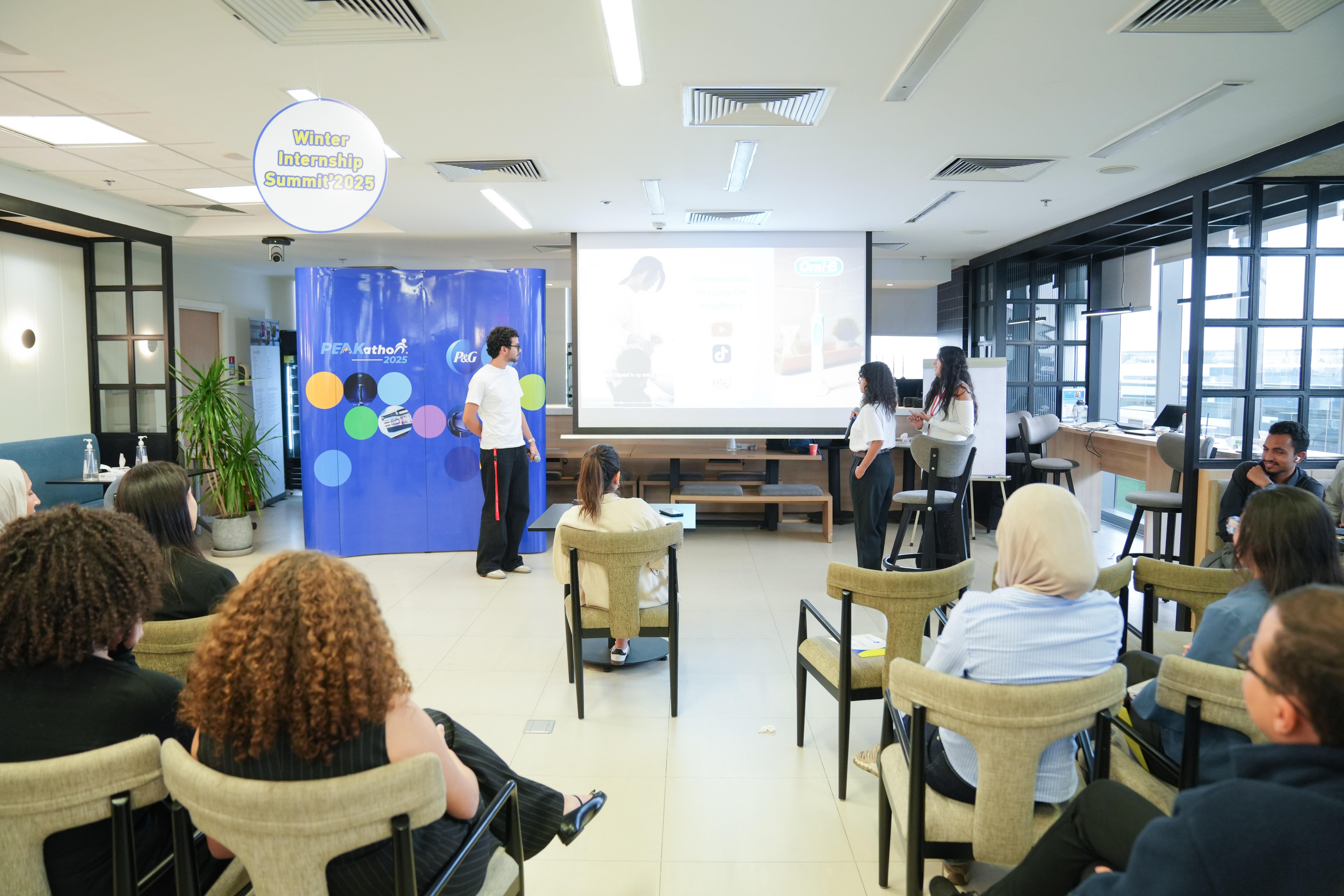 First Place in Egypt: AUC Team Wins P&G PEAKathon Competition | The American University in Cairo